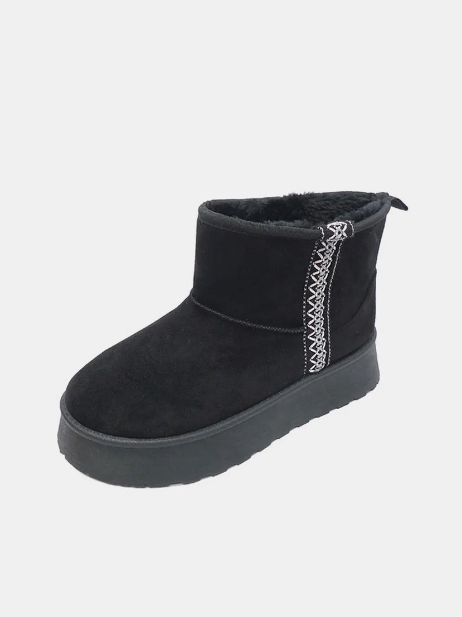 Round Toe Platform Comfy Booties – Femmebot Clothing